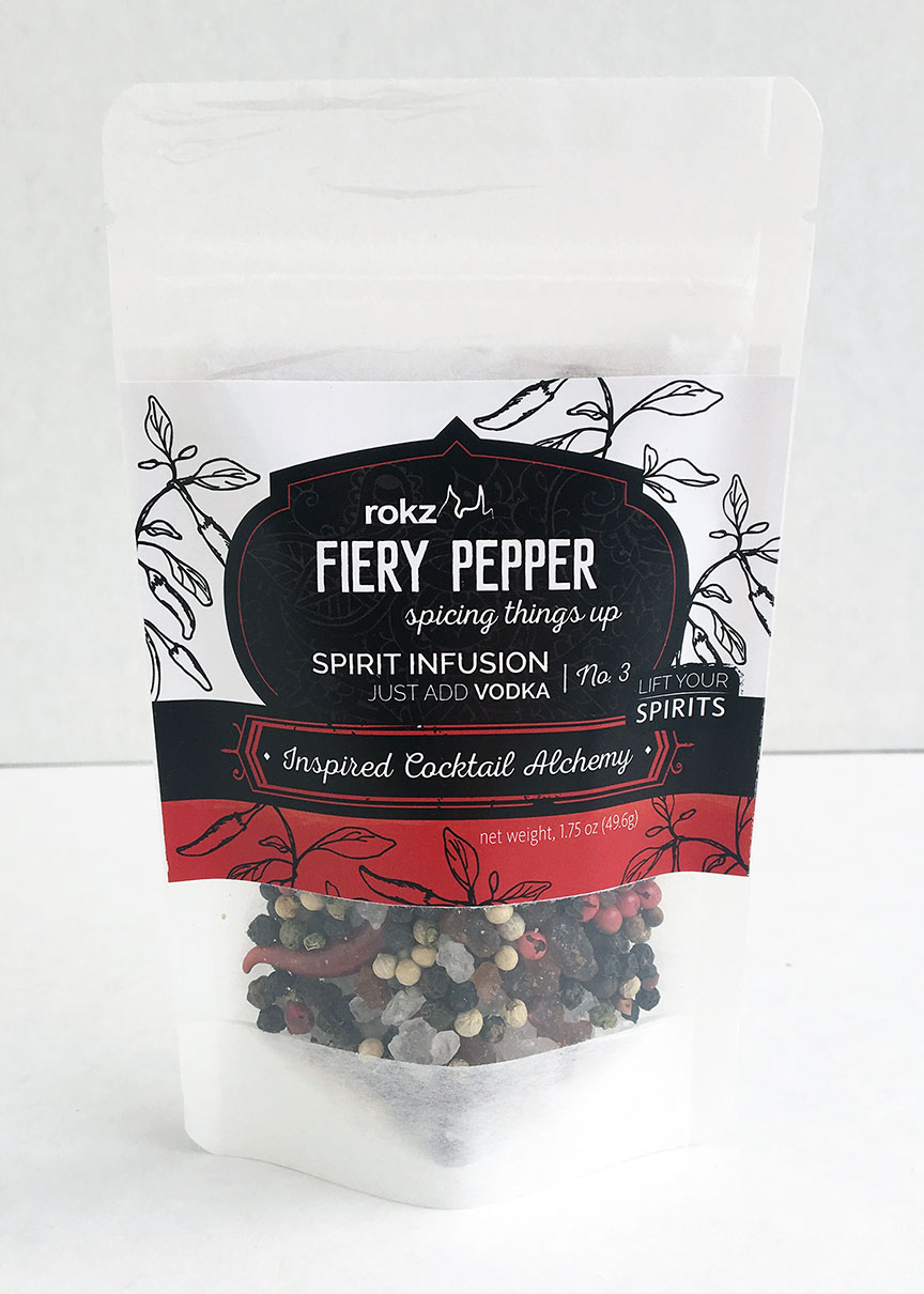 fiery pepper infusion flavor pack - rokz – Cocktail & Mocktail Rimmers ...